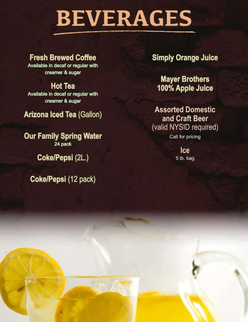 Catering Menu | Dash's Market